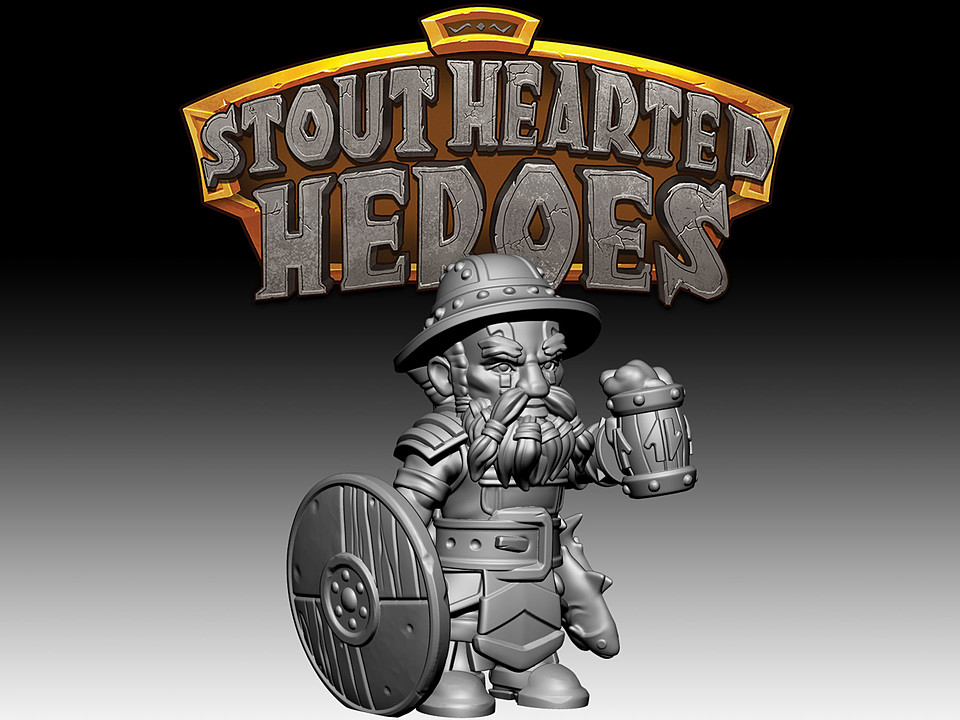 STOUT HEARTED HEROES - The Drinkin' Barbarian