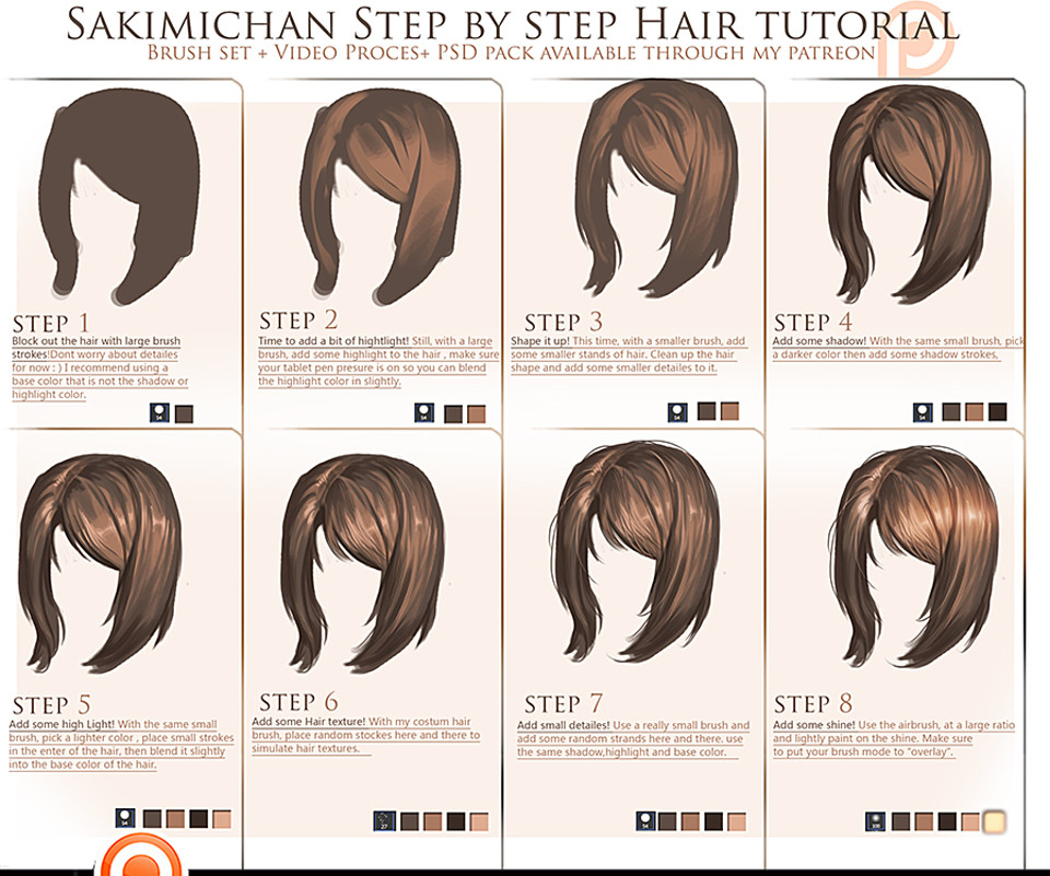 Hair video tutorial pack (term2 reward)