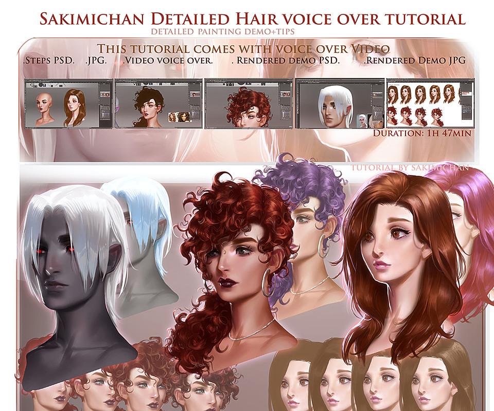 Hair voice-over tutorial