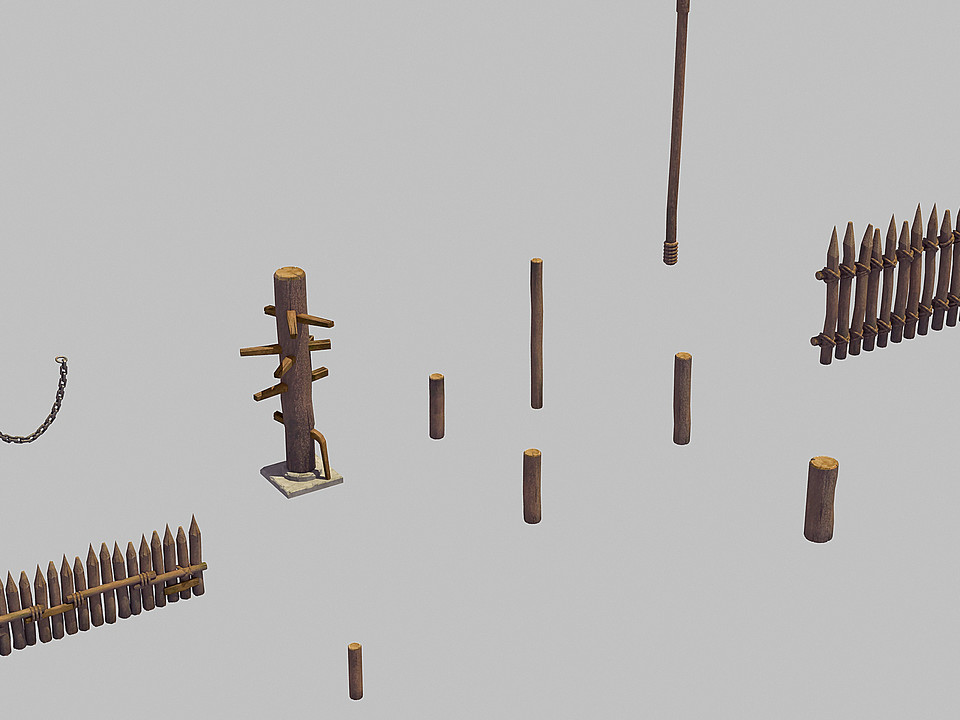 Wood Pile - Wooden Pile - Fence