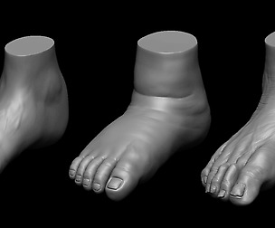 7 Realistic Female Feet