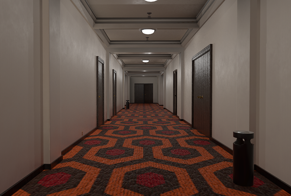 The Shining Hallway Wallpaper
