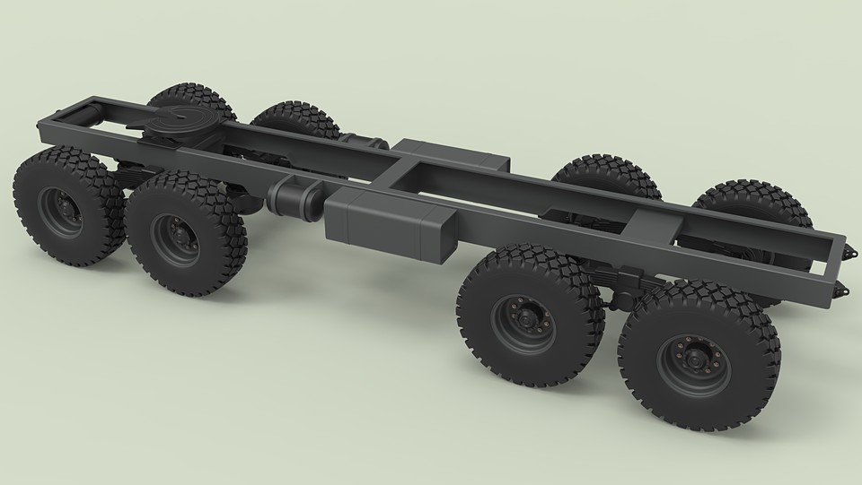 Chassis 8x8 for truck