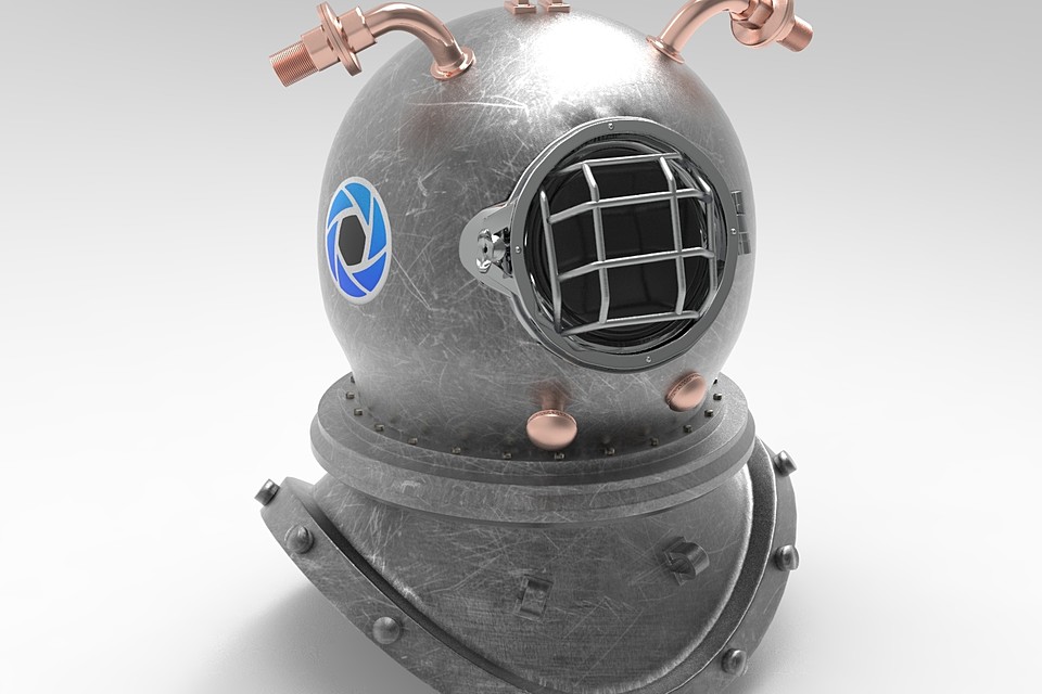 Diving helmet