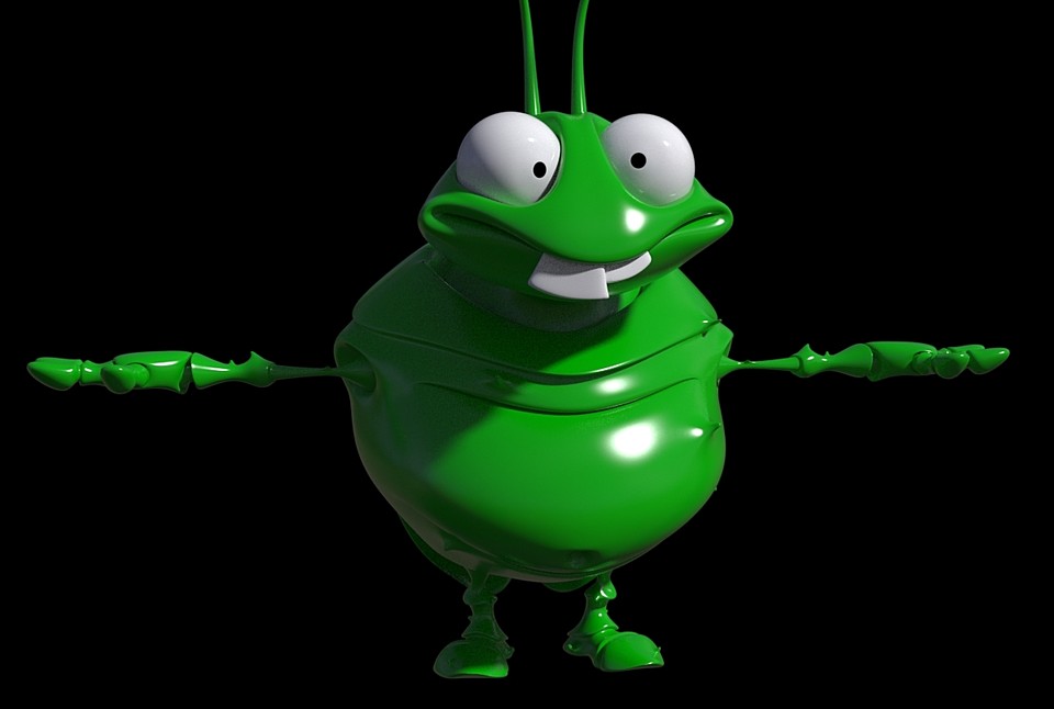 Cartoon Bug Maya Rig