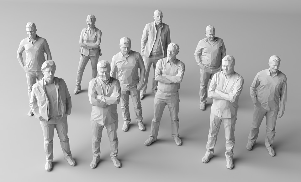 10 Low Poly People Pack Volume 1