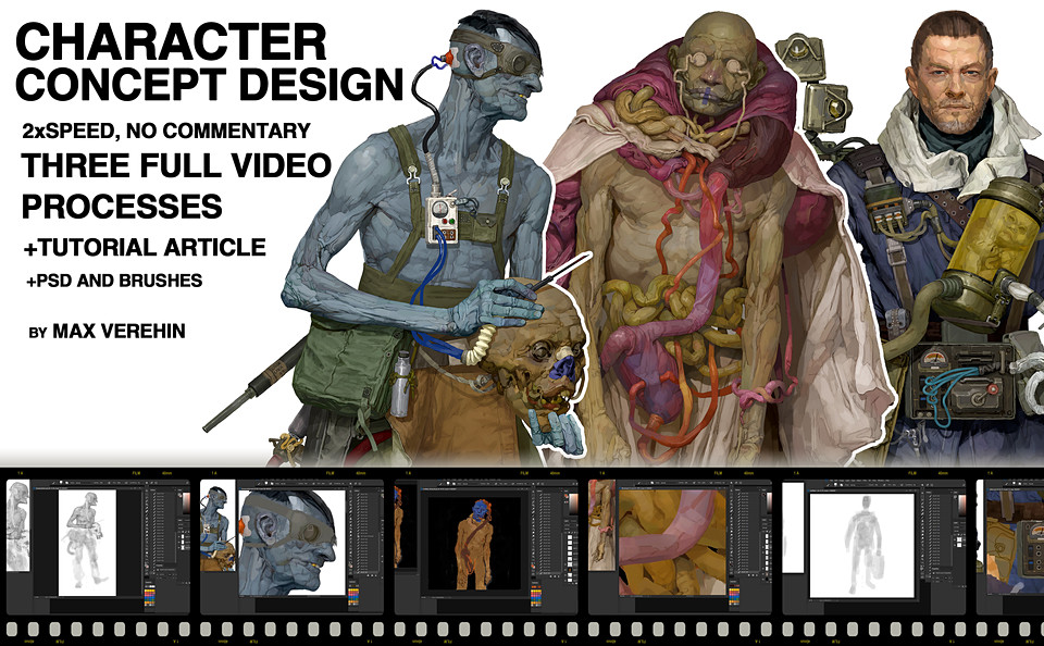 Character Concept design MEGA_pack.