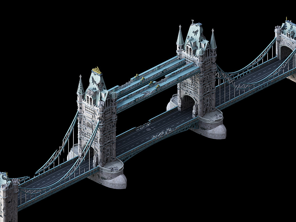 Sci Fi Building-London Tower Bridge 02