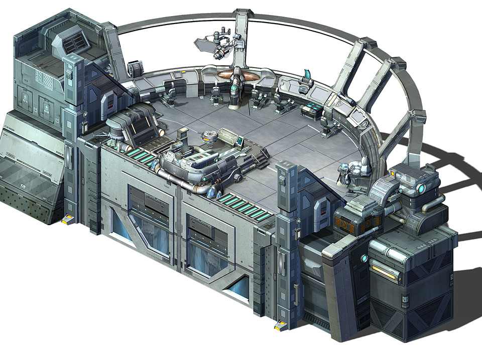 Spaceship - indoor - console