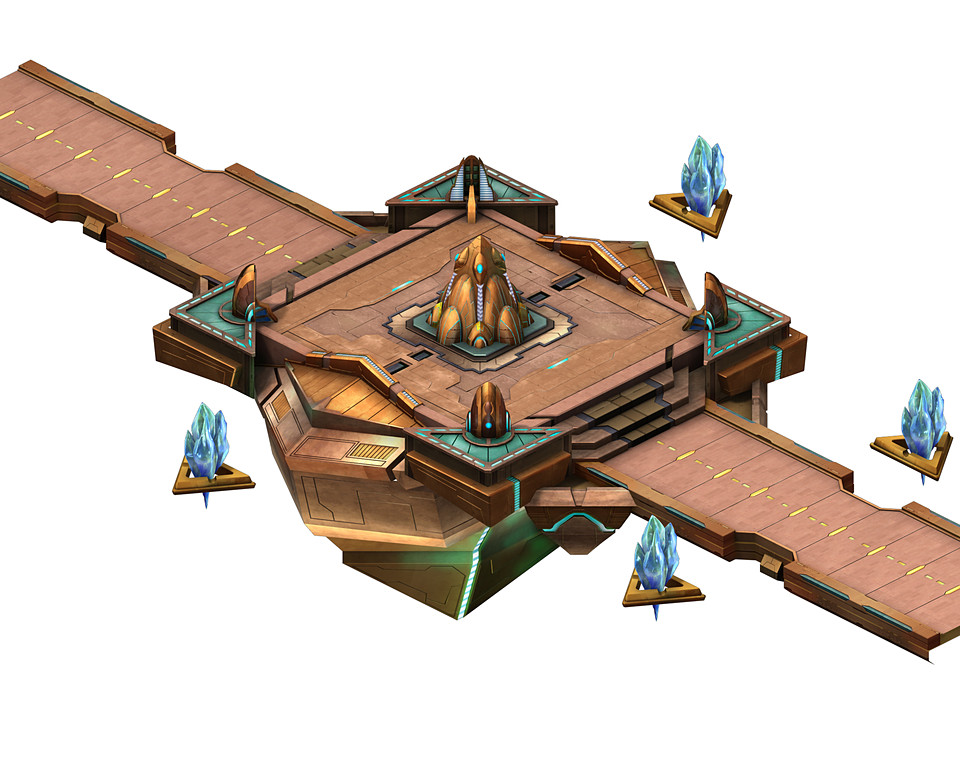 Crystal-energy altar