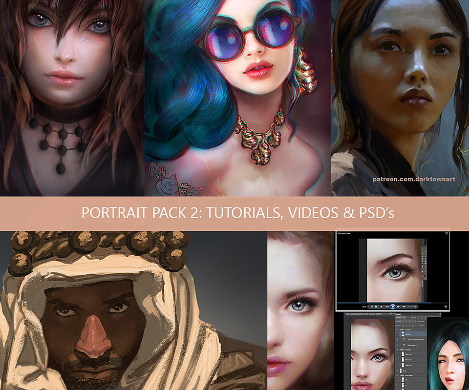 Digital Art Portrait Tutorial