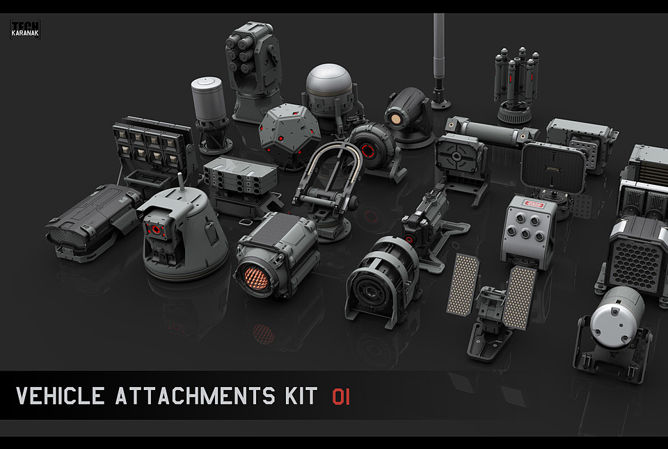 Vehicle attachments kit - 1