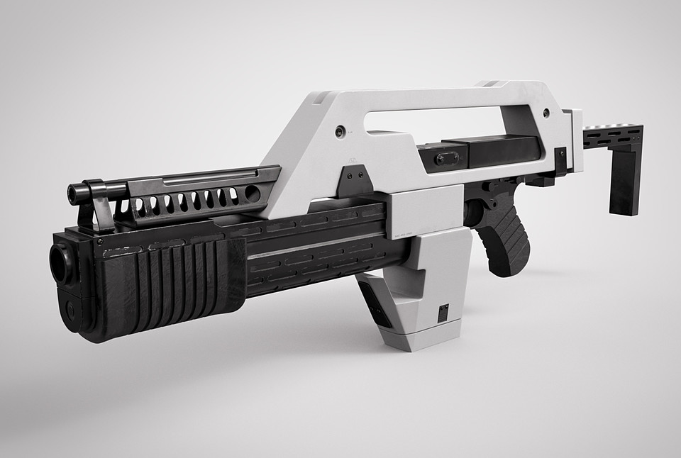 Pulse Rifle 3d Model