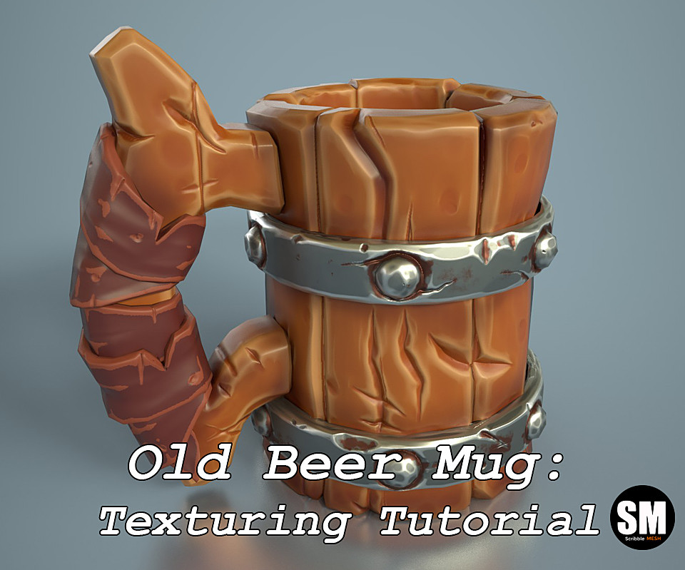 Old Beer Mug - Texturing (source files)