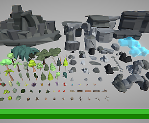 Cartoon RTS Foliage Pack