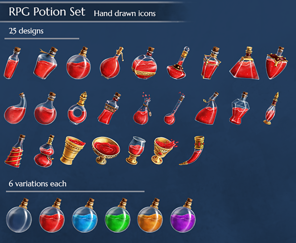RPG Potion Set
