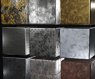 50 Metal Texture Maps