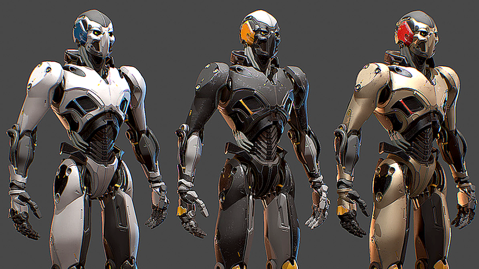 UE4 AAA Sci-Fi Robot Character Pack