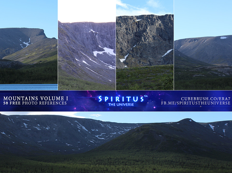 50 FREE MOUNTAINS PHOTO REFERENCES - Vol. 1