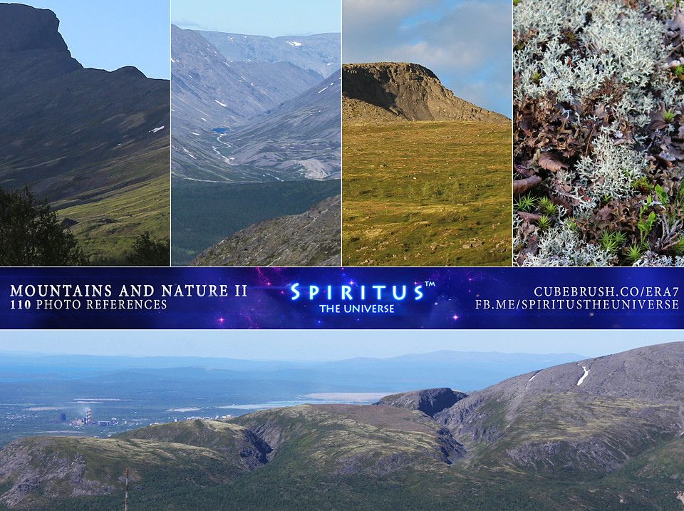 110 MOUNTAINS AND NATURE PHOTO REFERENCES - Vol. 2