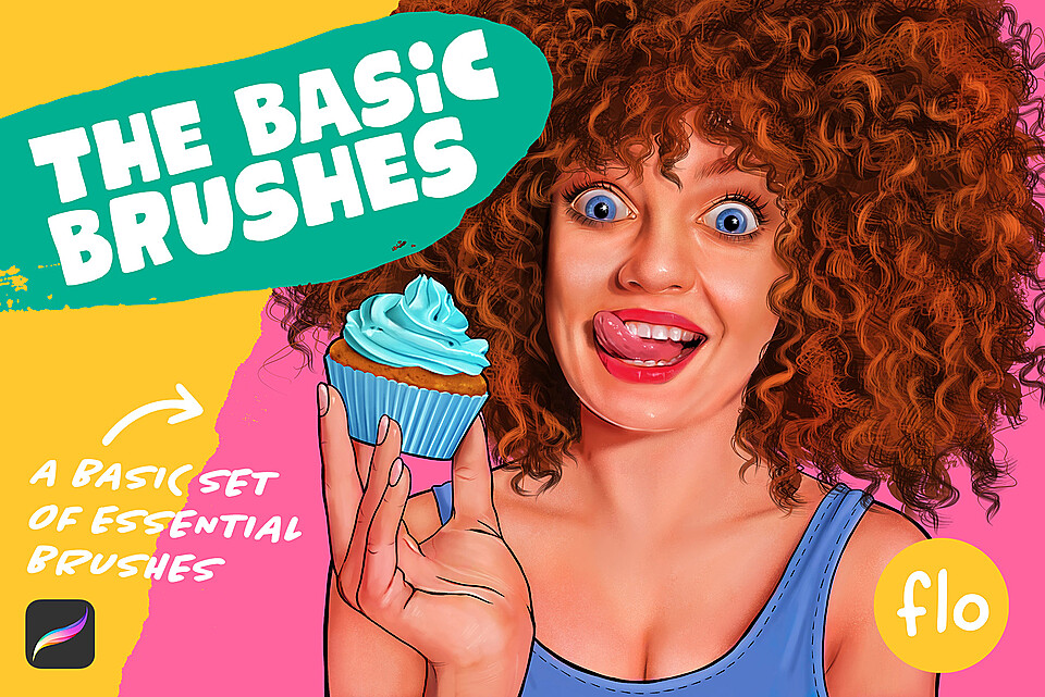 Basic Flo | Essential brushes for Procreate