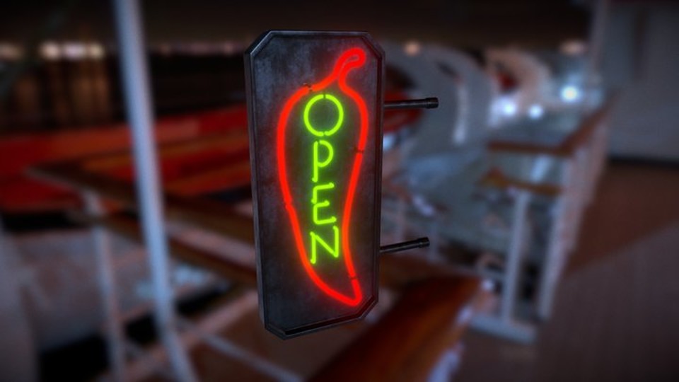 Neon sign PBR