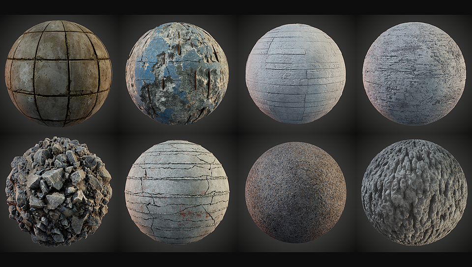Realistic Concrete Material
