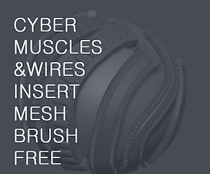 Cyber Grid Brushes.