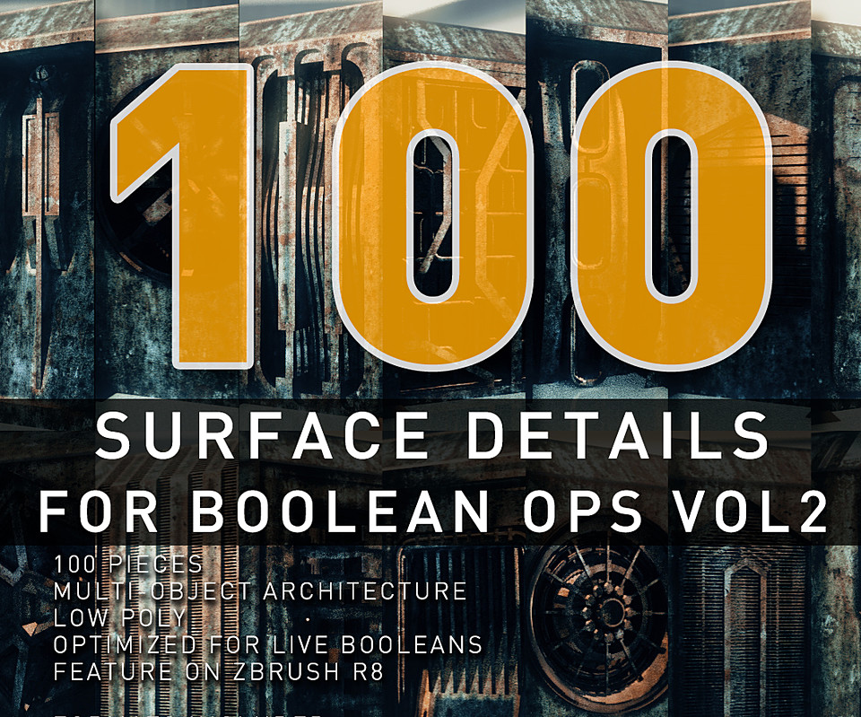 Surface Details For Boolean Operations VOL. 2