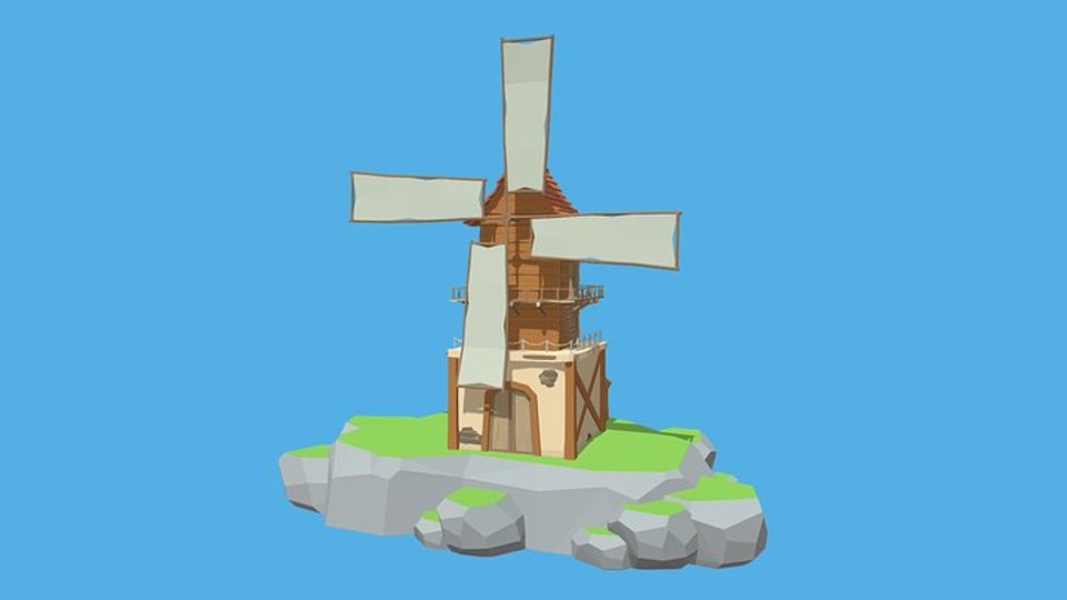 WindMill LowPoly