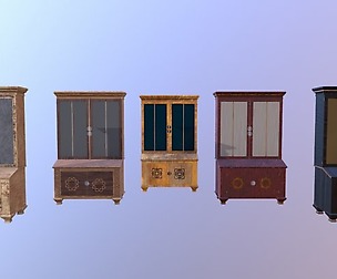 Stylized Medieval Cupboards Pack