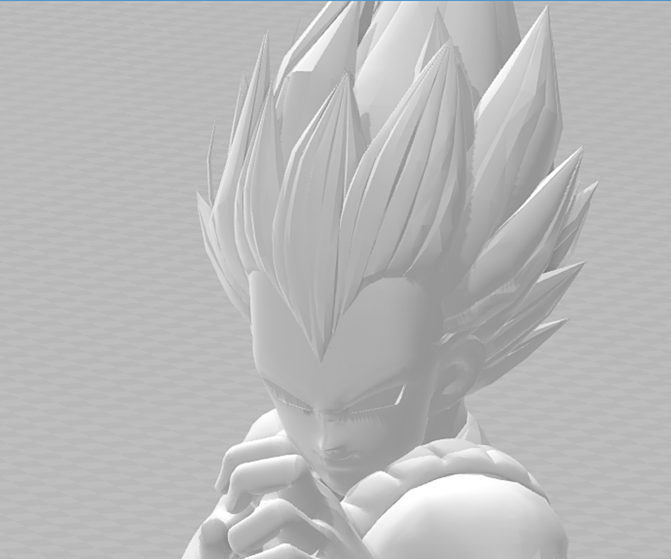 Dragon Ball Blue VEGETA Charging pose