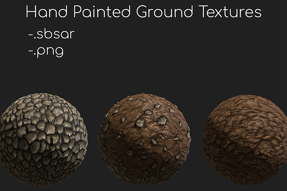 Hand Painted Ground Textures - 3Pack