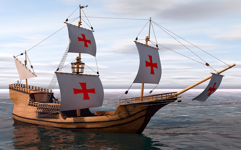 Caravel 3D model