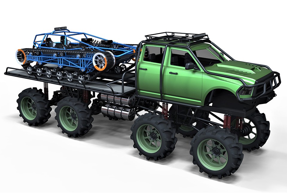 Super bogger with Concept tracked vehicle