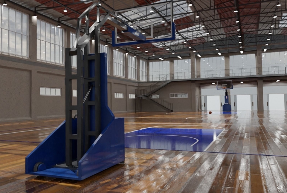 School Basketball Court
