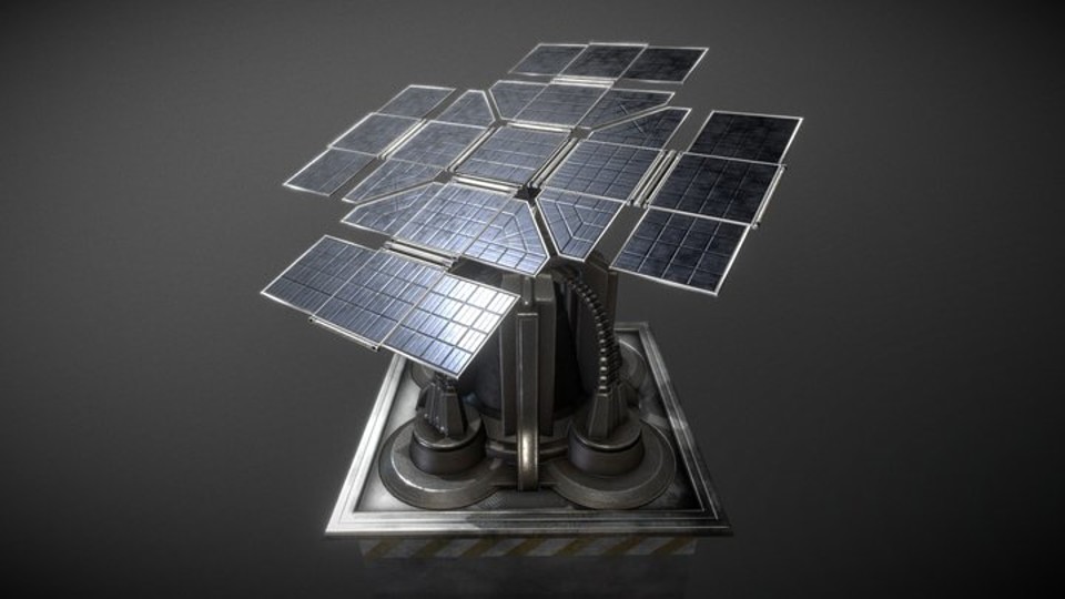 Sci-Fi Solar Power Tower