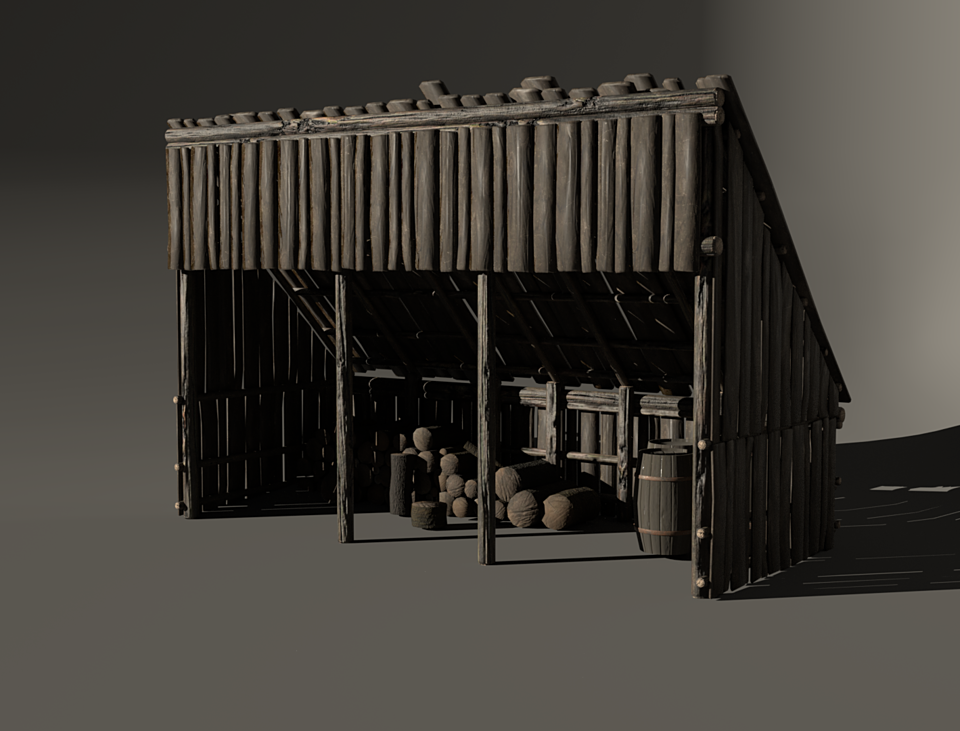 LOW POLY WOOD STORAGE