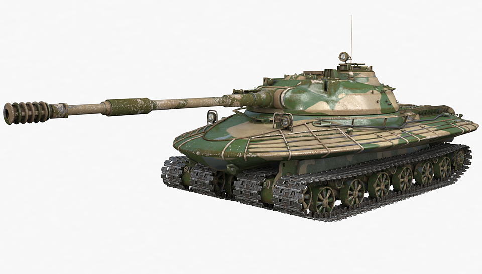 3D Tank Object 279 Soviet Vray