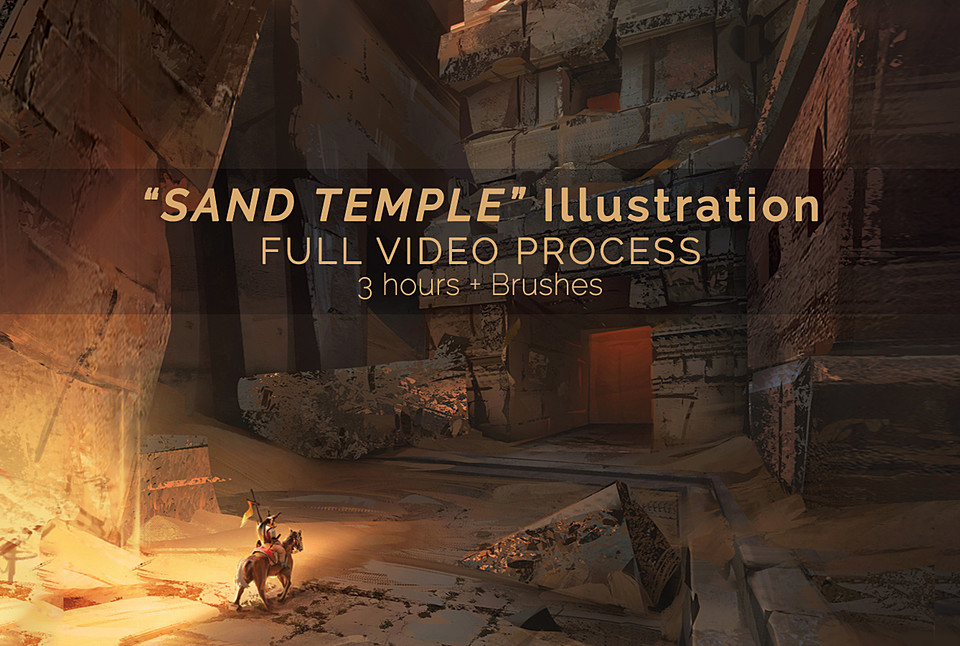 "Sand Temple" Full video process + Brushes
