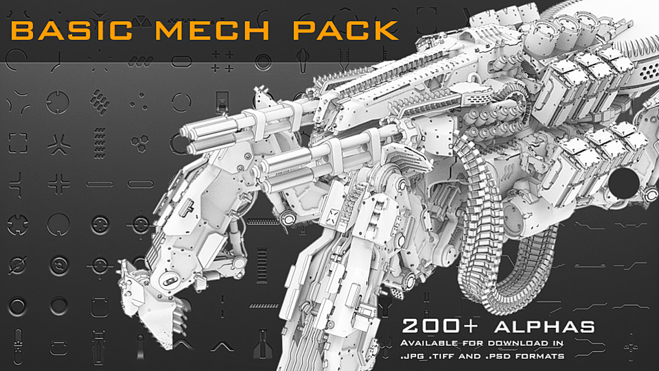 Basic Mech Pack with 200+ Alphas