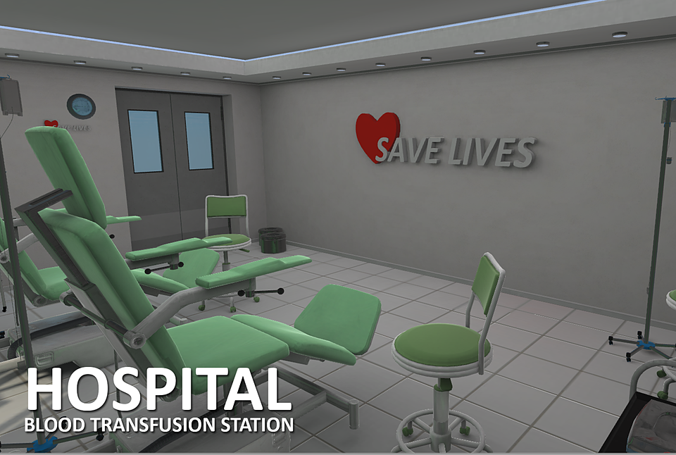 Blood transfusion station - hospital