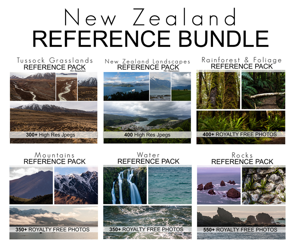Ref Bundle - New Zealand - 2600+ Photos