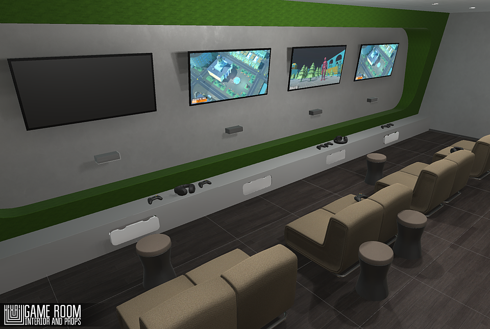 Game room - interior and props