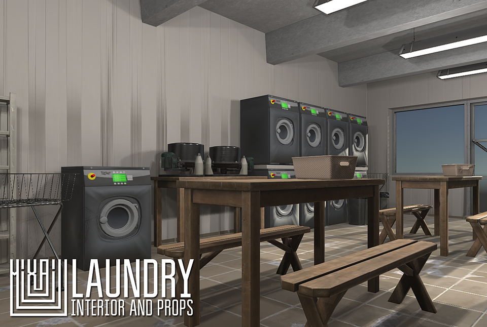 Laundry - interior and props