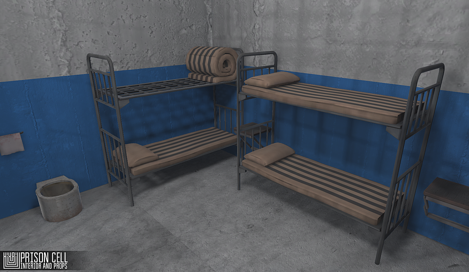 Prison cell - interior and props