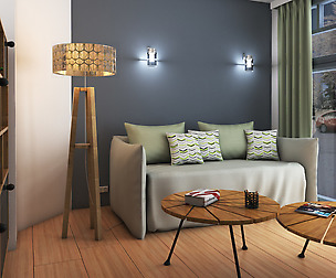 Modern Living Room (.fbx - .obj - .blend)