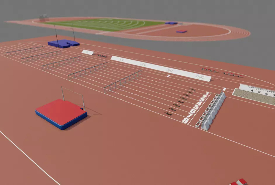 Athletics Running Track And Field Events