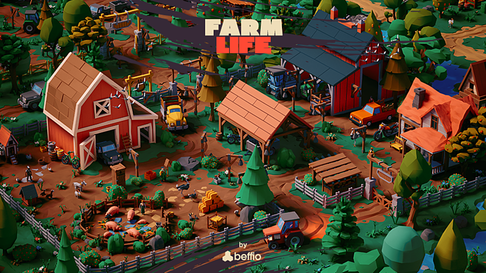 Farm Life - UE4, Unity3D, FBX Stylized LowPoly