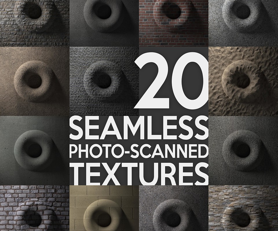 20 8K Textures (Bundle V1)
